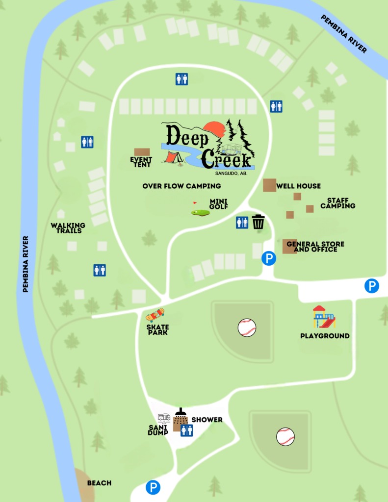 Campground Information - Deep Creek Sangudo
